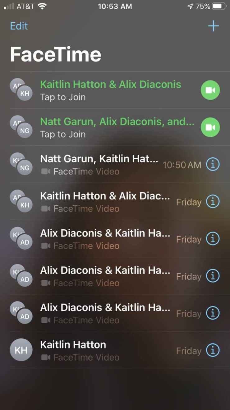 How To Join And Leave The Group Facetime Call - Page Start