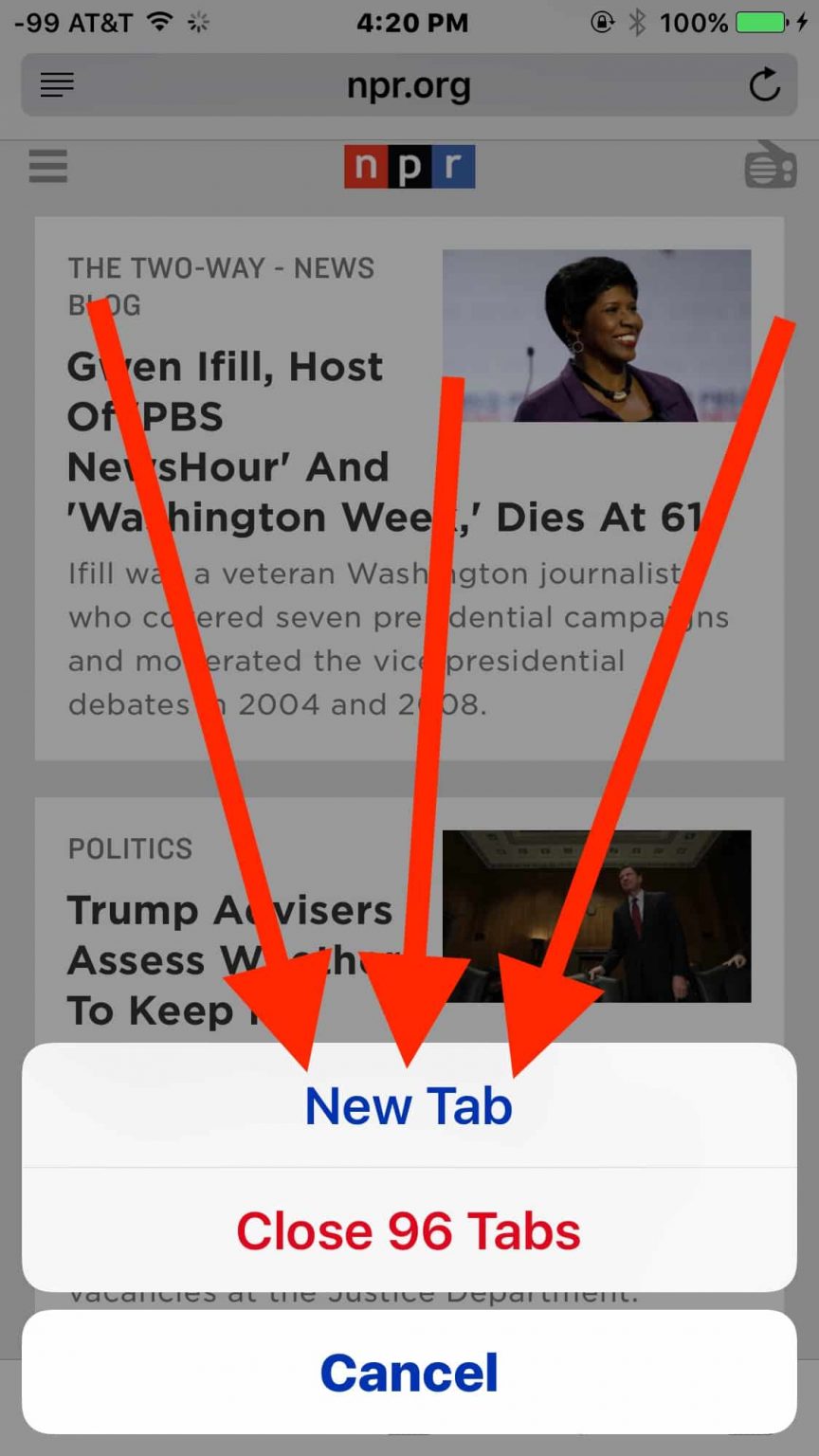 How to quickly open a new tab in safari on iPhone - Page Start