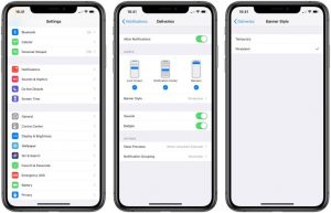 How To Turn On Persistent Banners On iPhone - Page Start