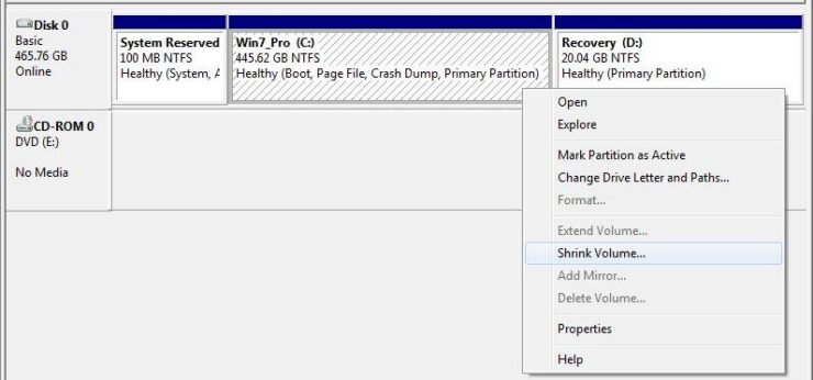 How to Shrink and Create Space for a Windows 10 Partition on Your Drive