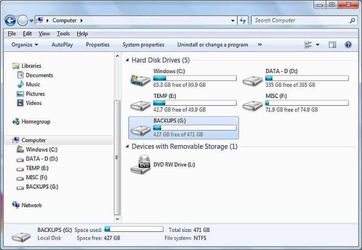 Windows 7 - Backup and Restore Error code: 0x81000033